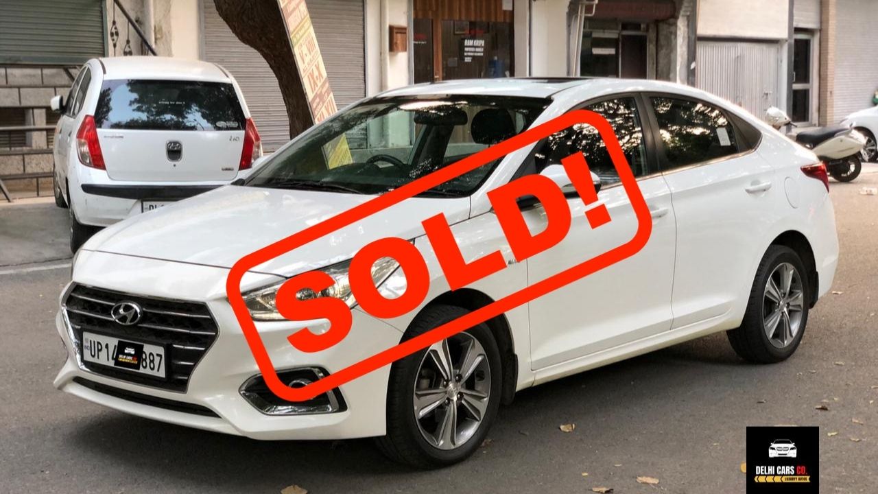 White Verna 1.6 SX CRDI AUTOMATIC 2018 | 1st Owner | 40,000 KMs Only ...